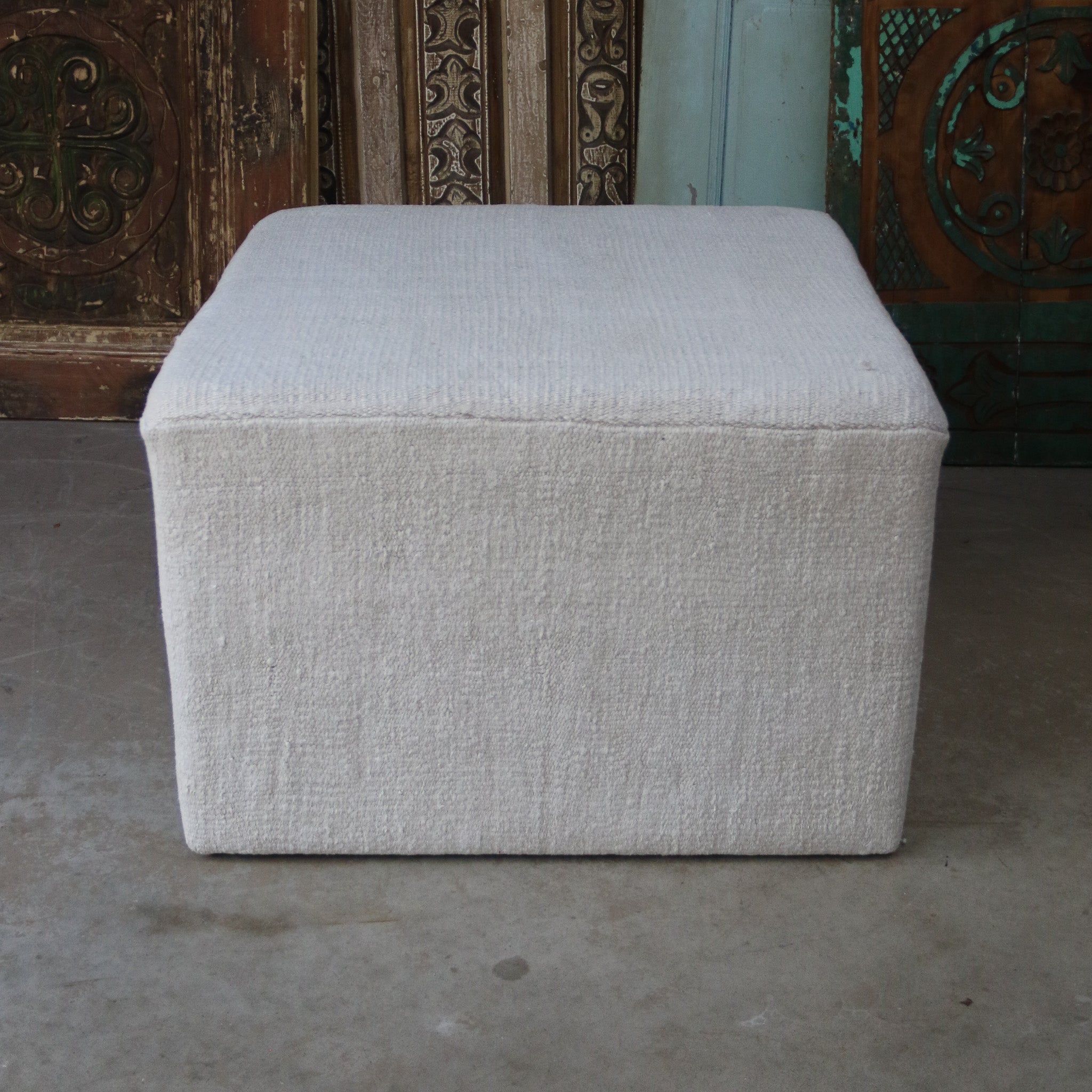 Hemp Square Ottoman 2818C 28"x18" – Zuma Imports