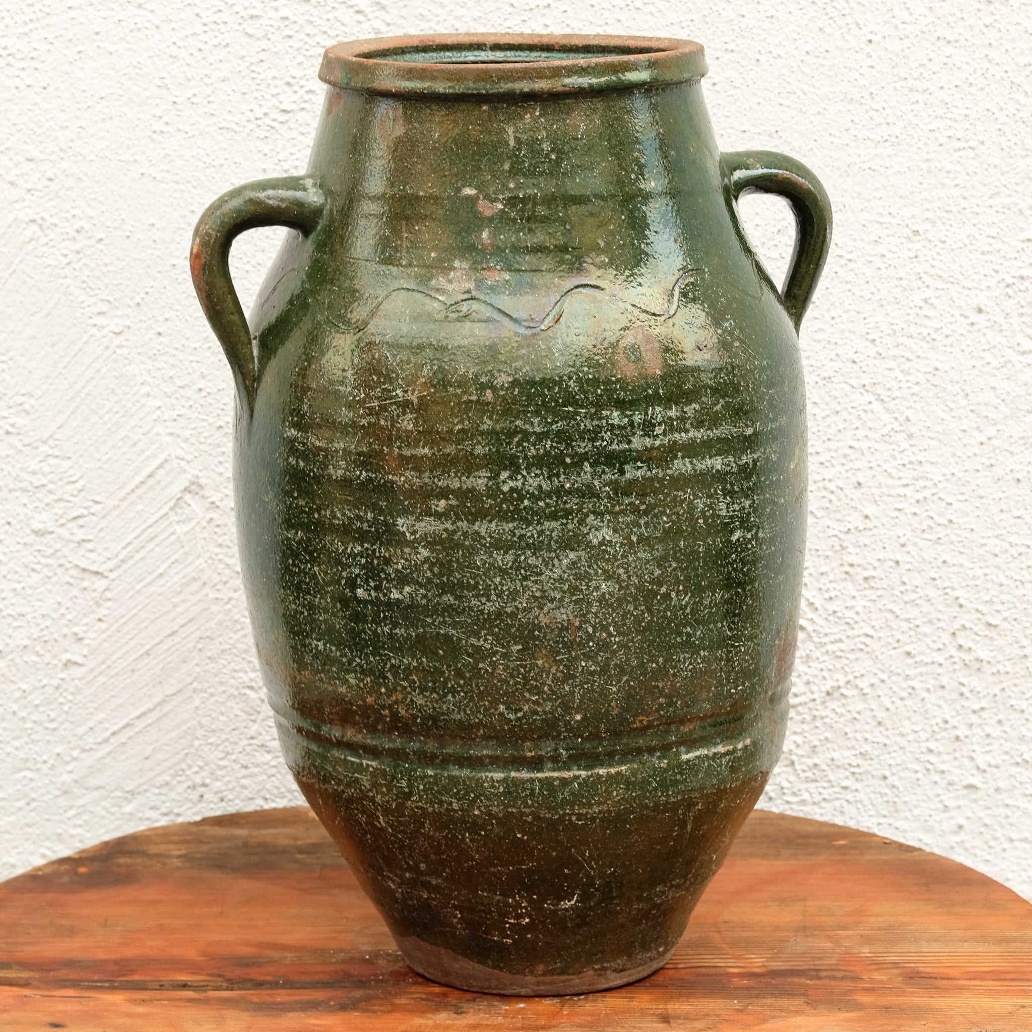 Olive Jar 117 (19x36) – Zuma Imports